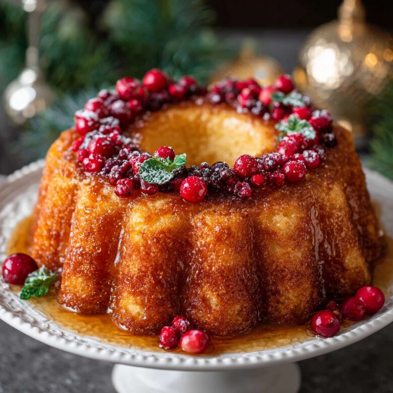 Baba au Rum Cake Recipe For Christmas - oohdish