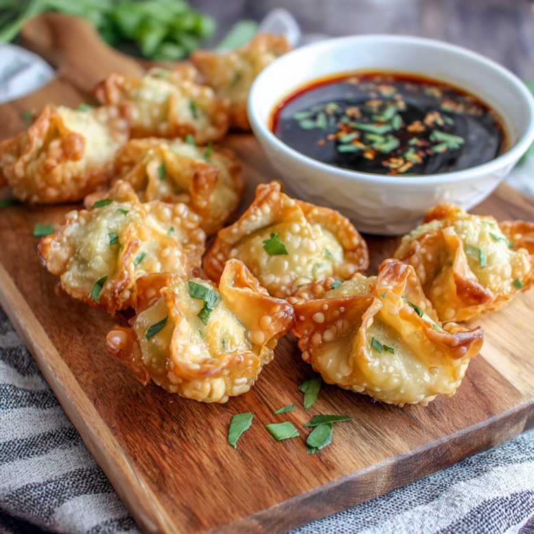 Crispy Air Fryer Frozen Wontons: Quick & Easy Recipe
